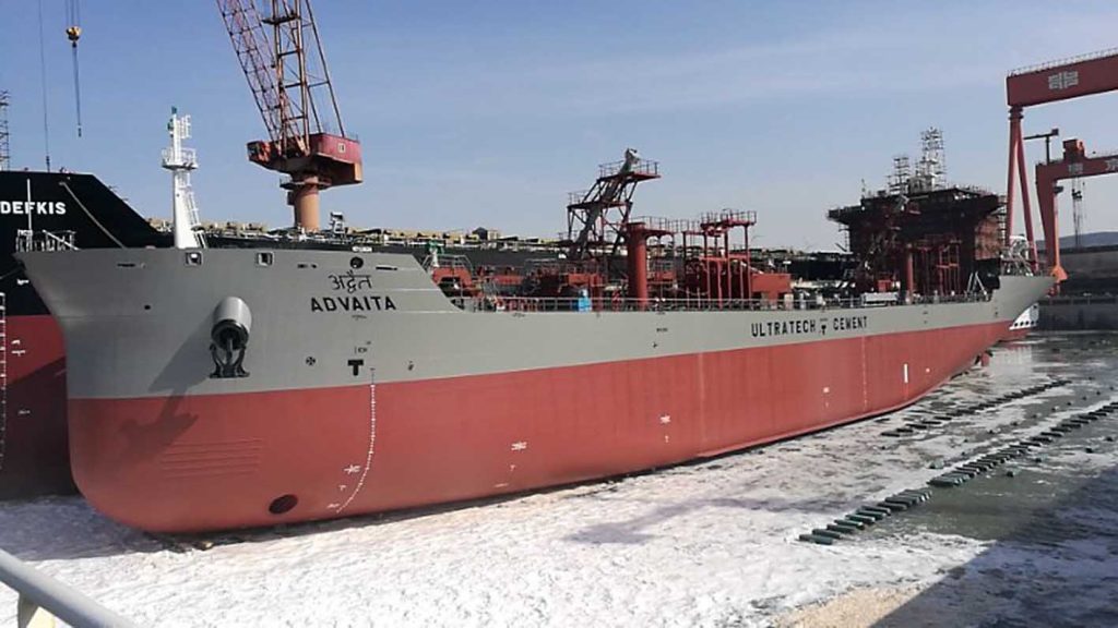 New cement carrier Advaita launched in China | Ships Monthly