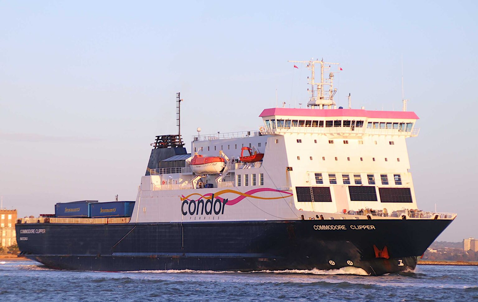 Commodore Clipper takes over at Poole | Ships Monthly