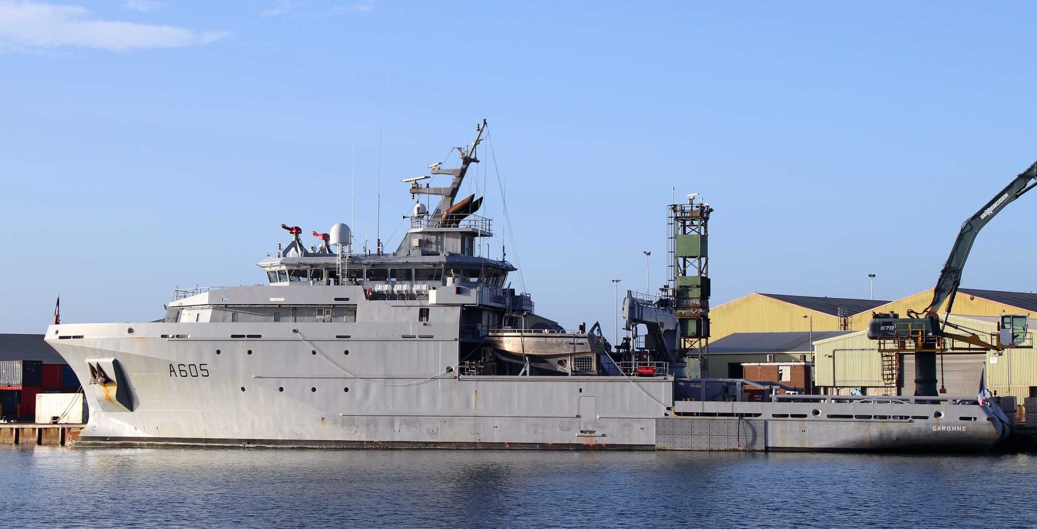 French naval vessel Garonne visits Poole | Ships Monthly
