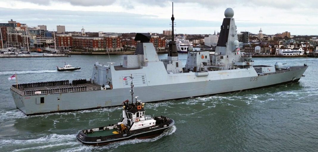 HMS Dragon Departs Portsmouth for Eastern Mediterranean Mission | Ships ...
