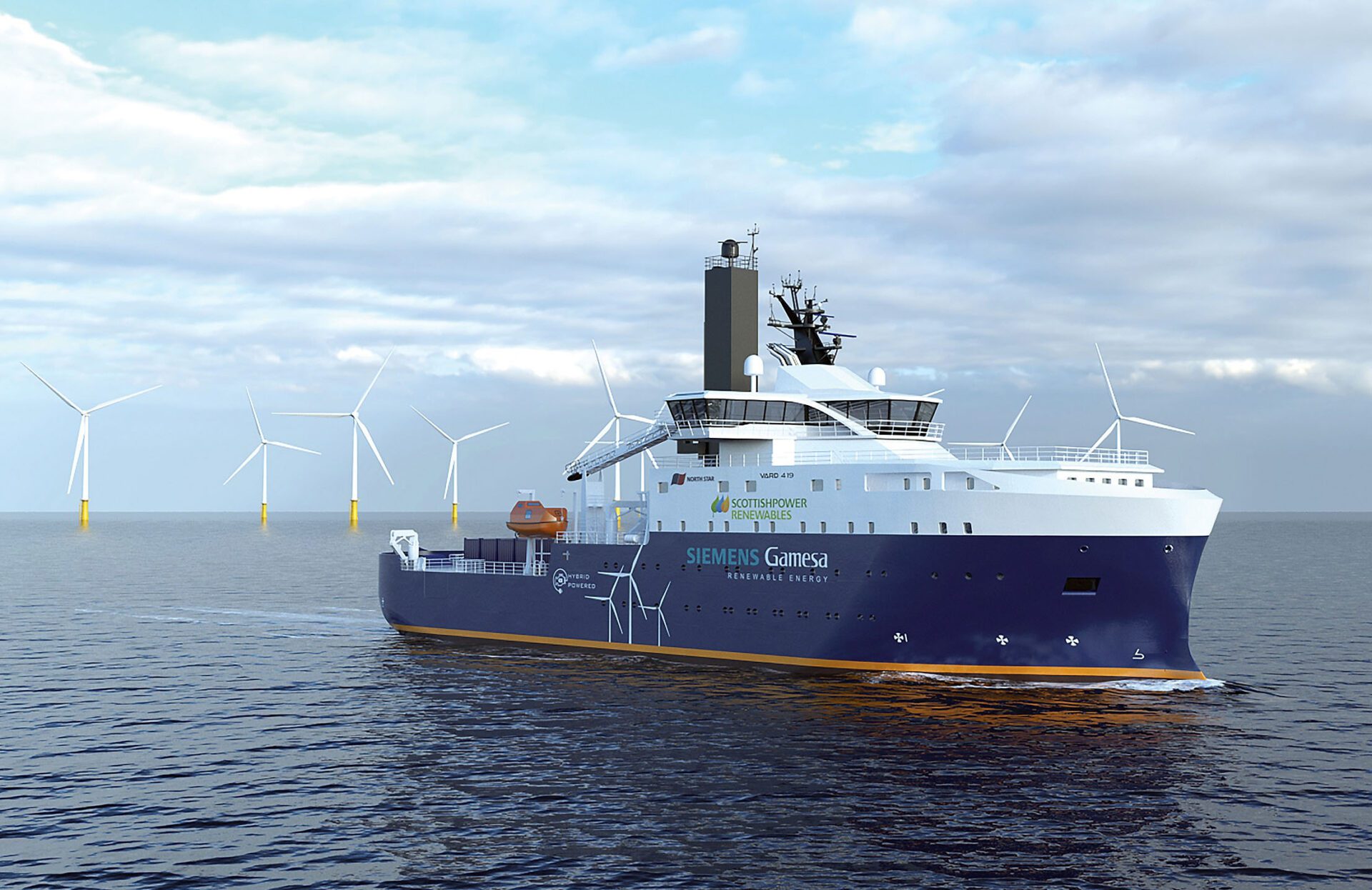 New North Star vessel bound for East Anglia THREE windfarm | Ships Monthly