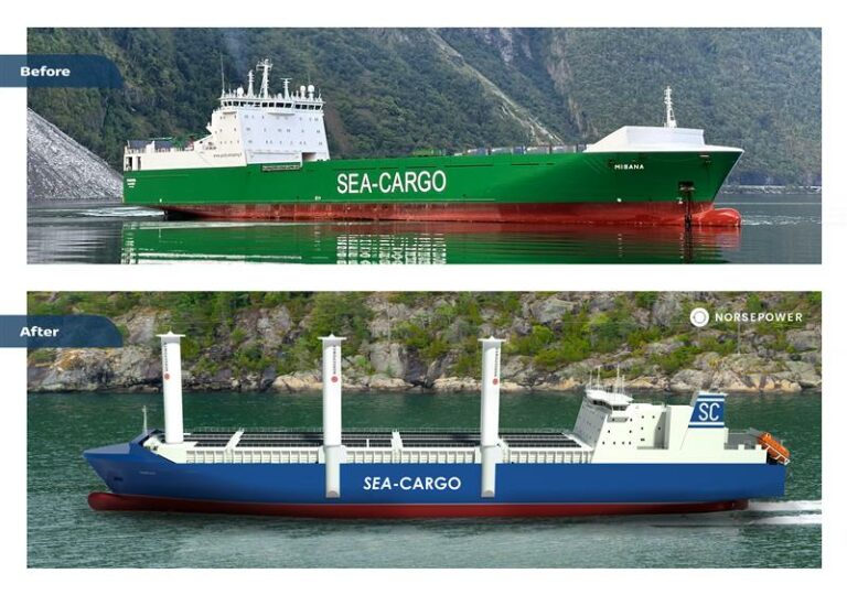 Sea-Cargo and Norsepower collaborate with two more RoRos | Ships Monthly
