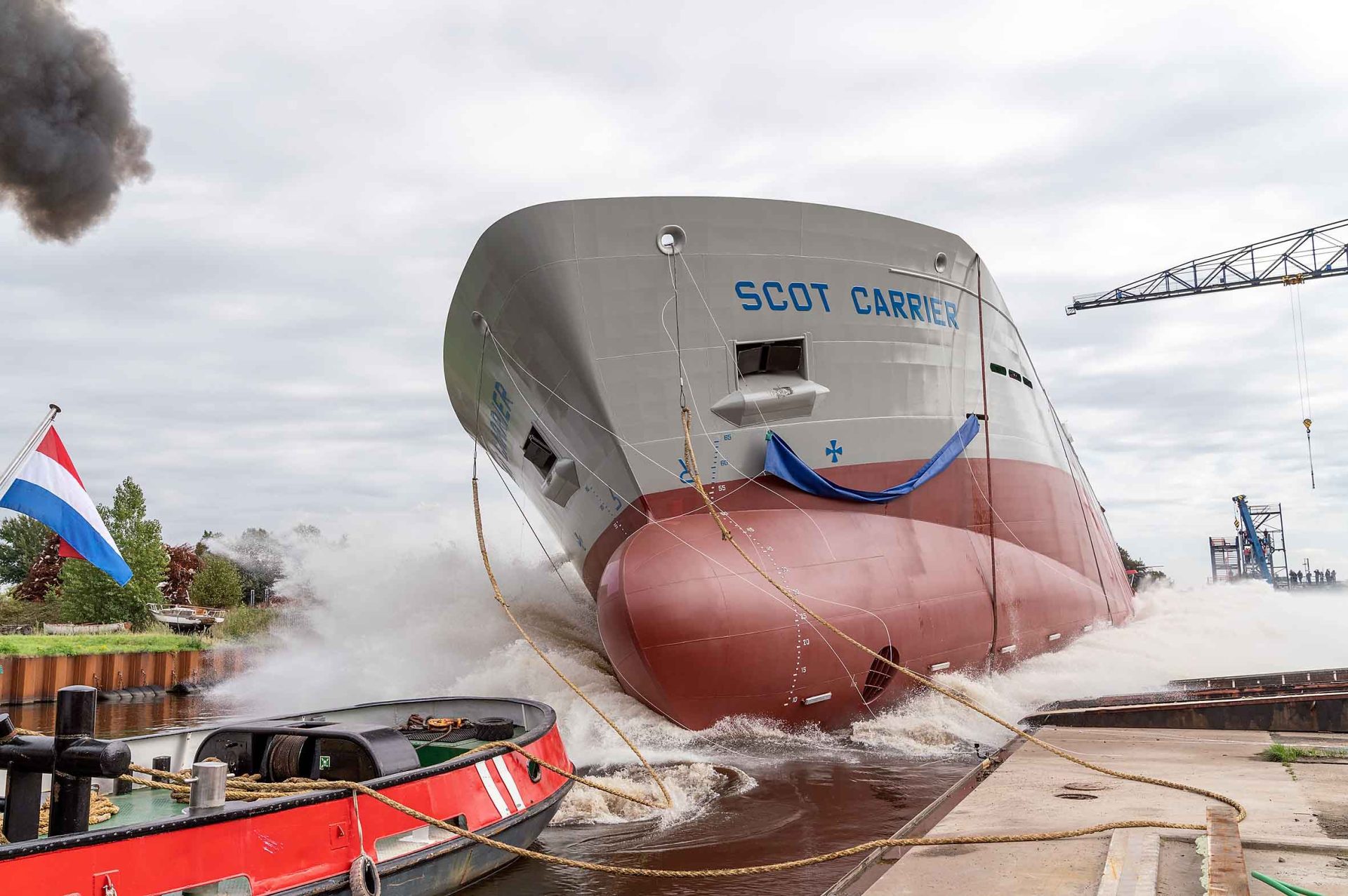 New cargo vessel Scot Carrier launched | Ships Monthly